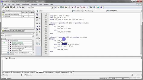 Quartus Ii для начинающих Урок 3 Youtube