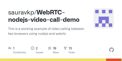 Github Sauravkpwebrtc Nodejs Video Call Demo This Is A Working Example Of Video Calling