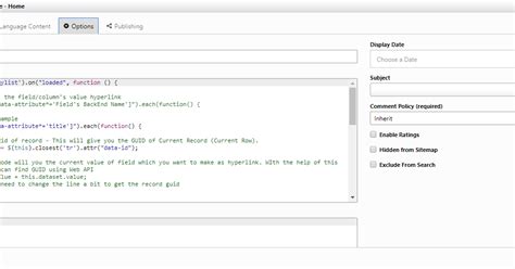 Crm Hub Apply Custom Hyperlink On Other Field In Entity List In D365