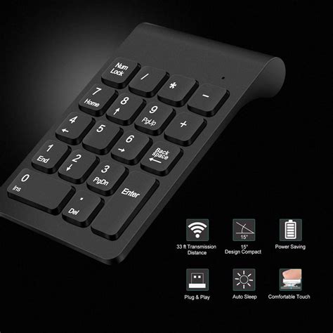 Jual Terbagus Keyboard Numeric Numpad Angka Keypad Numeric Keyboard Wireless 2 4ghz Shopee