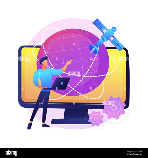 Global Web Connection Abstract Concept Vector Illustration Stock Vector Image And Art Alamy