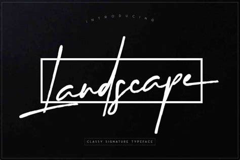 Landscape Font Dafont File