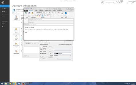 Outlook Reply Template