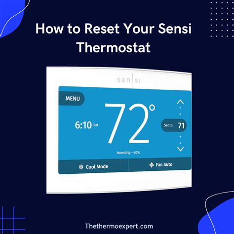 How To Reset Your Sensi Thermostat