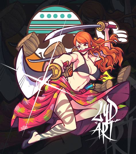 Nami One Piece Drawn By Lydart Mclo Danbooru