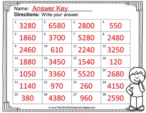 Multiply By Tens Task Cards By Fern Smiths Classroom Ideas Tpt