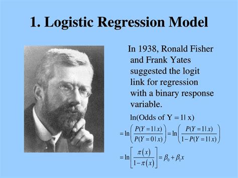 Ppt Logistic Regression And The New Residual Logistic Regression