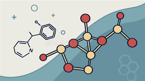 Molecule Structure Science Chemistry Vector Design Vector Design Generative Ai Stock Vector