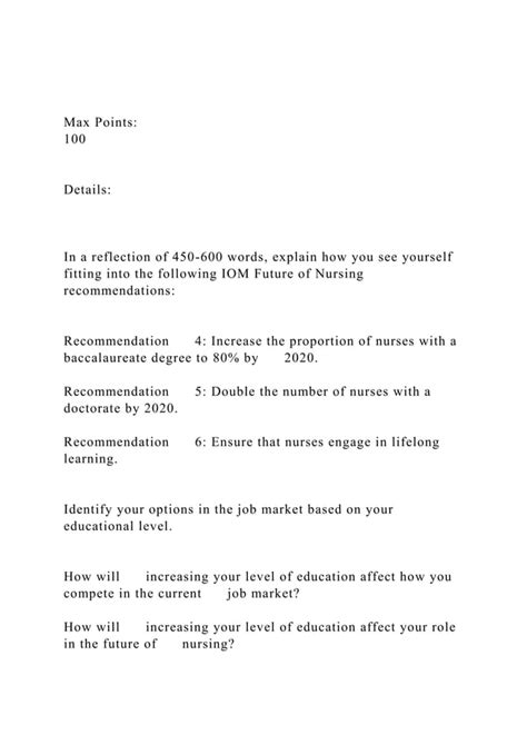 Max Points 100detailsin A Reflection Of 450 60 Pdf