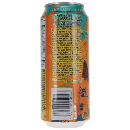 Energetico Monster Monster Khaotic 473ml Vila Das Frutas