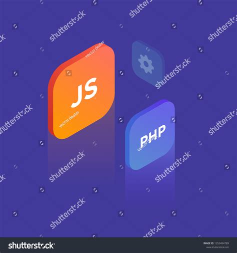 Programming Languages Programming Coding Isometric Isometric Stock