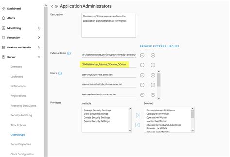 Networker Nwui How To Configure Adldap From The Networker Web User Interface Dell Us