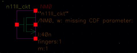 Ipar Error When Used In Cdf Custom Ic Design Cadence Technology