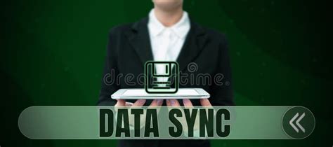 Conceptual Display Data Sync Business Approach Data That Is
