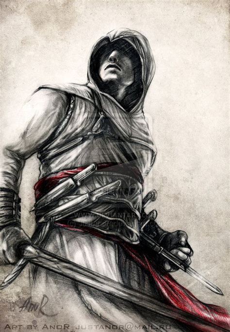 Altair Ibn La Ahad By Justanor On Deviantart Assassins Creed Art Assassins Creed Artwork