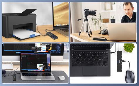 Usb Hub 3 0 Splitter 7 Port Usb Extender For Laptop Vvtoyer Usb Multiport Adapter