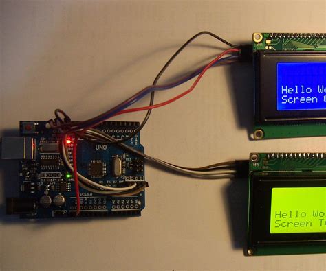 Arduino Dual 20x4 Display Instructables
