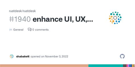 Enhance Ui Ux · Rustdesk Rustdesk · Discussion 1940 · Github