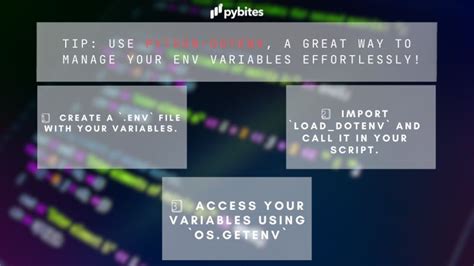 How To Manage Env Variables Easily With Python Dotenv Pybites Posted