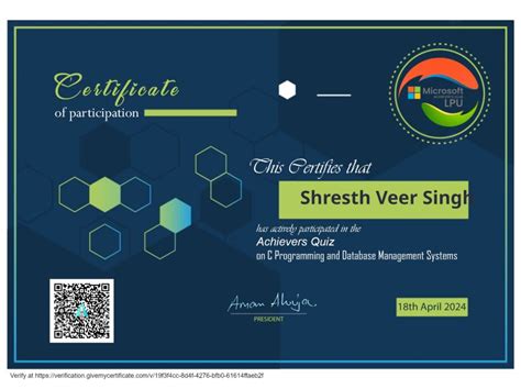 Shresth Veer Singh On Linkedin Quiz C Dbms
