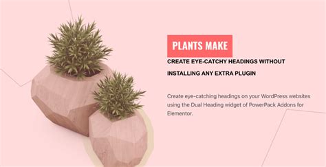 Dual Heading Widget Overview Powerpack Addons For Elementor
