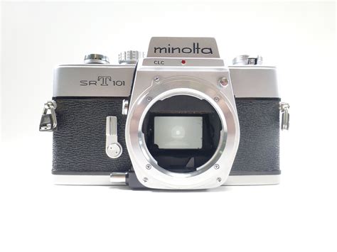 Minolta Srt 101 35mm Film Slr Camera W55mm F17 Rokkor Pf Lens