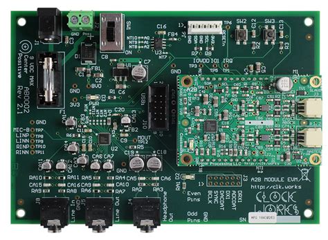 A2B EVM With SigmaDSP And Stereo Audio Input And Output