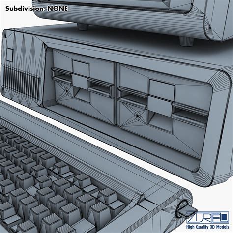 Ibm 5150 Personal Computer 3d Model 45 Max Fbx Obj Unknown Free3d