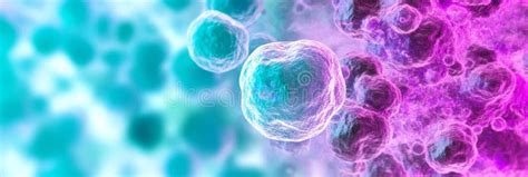 Microscopic Cellular Universe Abstract Symbolizing Cellular Growth
