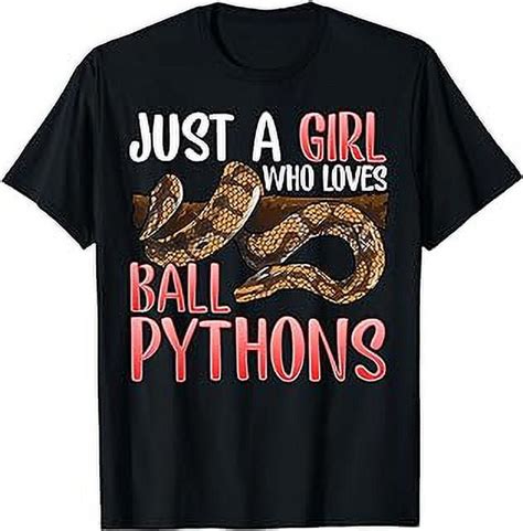 ball python shirt women just a girl who loves ball pythons t shirt