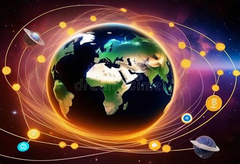 Communication Technology For Internet Business Global World Network