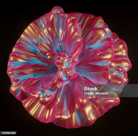 검은색 배경에 화려한 물결 모양의 표면이 있는 구체 3d 디지털 생성 이미지 0명에 대한 스톡 사진 및 기타 이미지 0명 3차원 형태 검은색 Istock