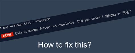 How To Install Pcov In Laravel Herd To See Code Coverage Of Laravel