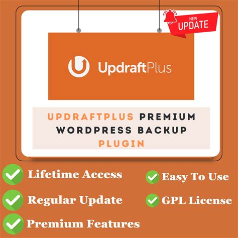 Updraftplus Premium Wordpress Backup Plugin Gpl Download Unlimited Sites Lifetime Auto Updates