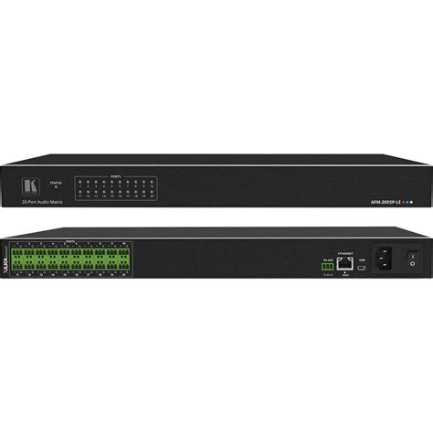 Audio Umschalter Matrixschalter Kramer AFM 20DSP LE 20 Port Audio Matrix Mit DSP Light Edition
