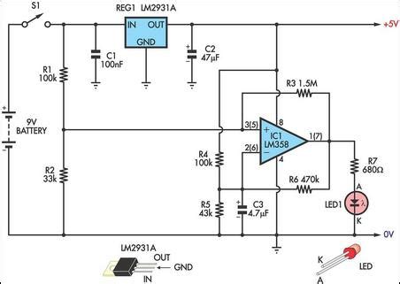 NTE Electronics Circuit Low Battery Indicator II