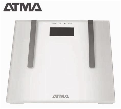 Balanza de baño digital con medidor de grasa corporal ATMA BA7604N ...
