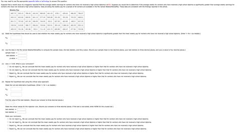 solved c use α 0 05 what is your conclusion d repeat
