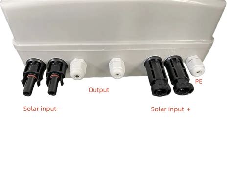 Solar Combiner Box 1 2 3 4 5 6 8 String In Input 1 2 String Out Output