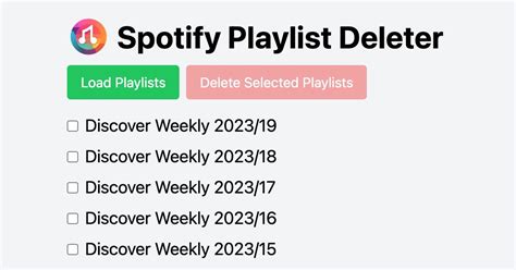 Multiple Playlist Deleter