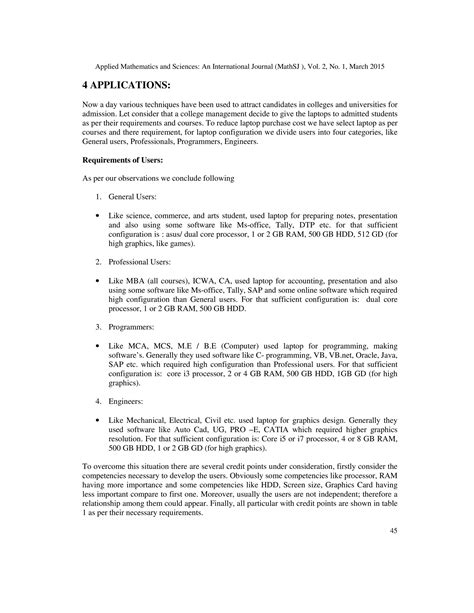 An Application Of Assignment Problem In Laptop Selection Problem Using Matlab Pdf