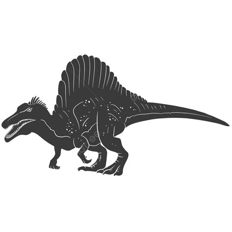 스피노사우루스 실루엣 벡터 공룡 디노 아이콘 공룡 만화 Png 일러스트 및 벡터 에 대한 무료 다운로드 Pngtree