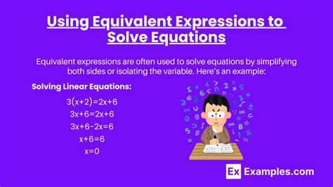 Equivalent Expressions Examples
