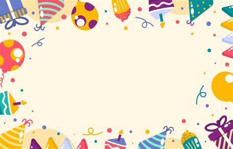 Colorful Birthday Frame Concept 2380013 Vector Art At Vecteezy