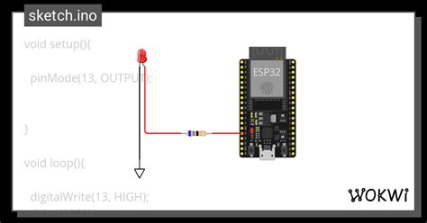 luz wokwi esp32 stm32 arduino simulator