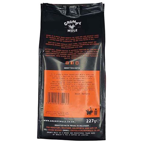 Grumpy Mule Peru Cafe Femenino 227g Plantx Uk