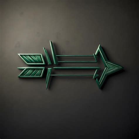 Modern Arrow Symbol Icons Premium Ai Generated Image