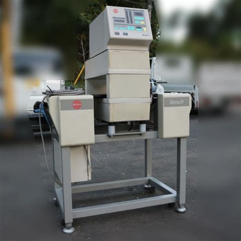 送料無料金属検出機 DenoA 検出機P 800 検出部B 300 ニッカ電測 2001年 コンベヤ式 中古 見学 千葉動産王