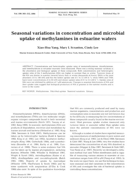 Pdf Determination Of Nanomolar Concentrations Of Individual Dissolved