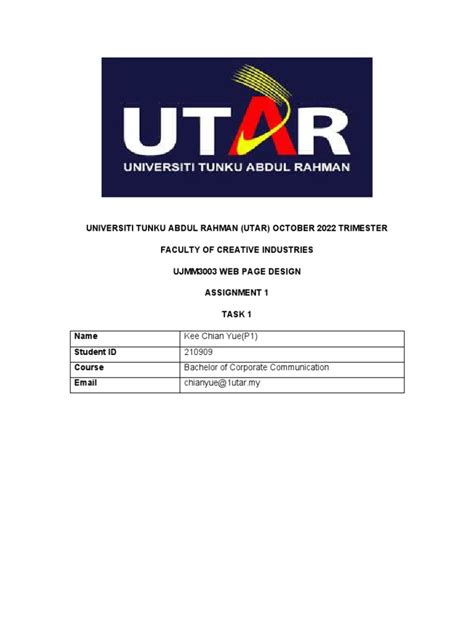 ujmm3003 assignment 1 task 1 pdf